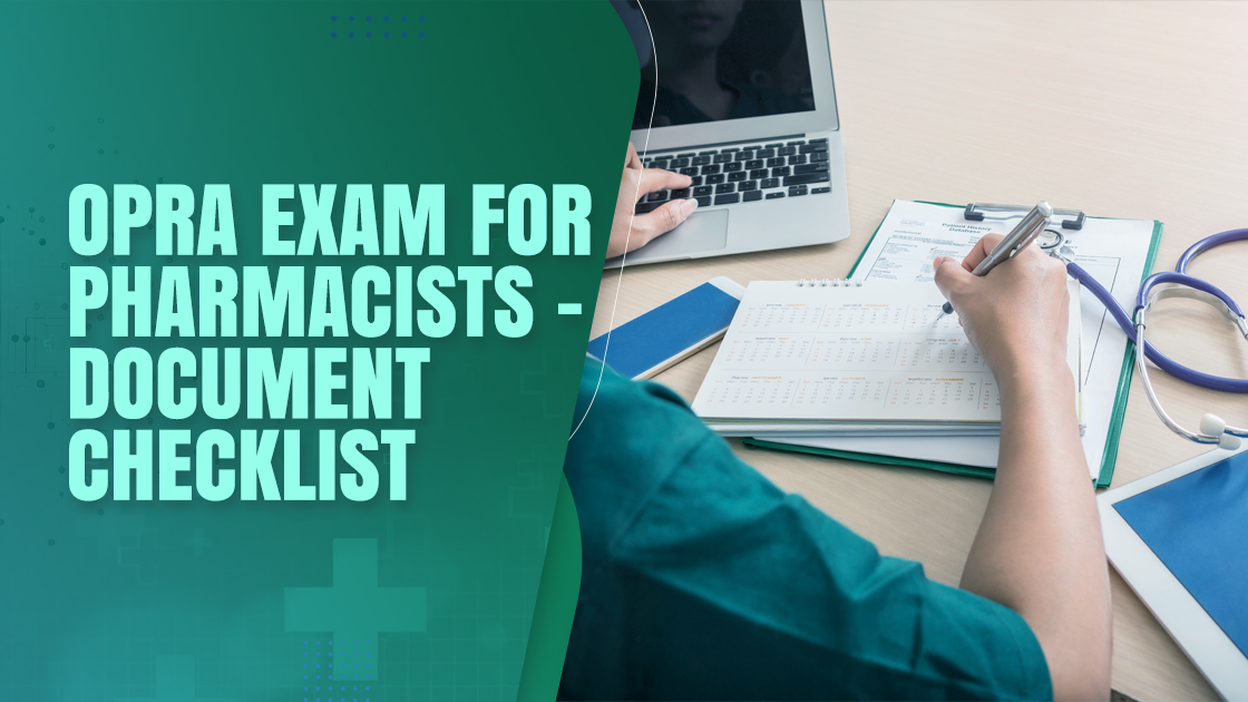 OPRA Exam Documents Checklist 2025 | APC Australia Pharmacist Exam